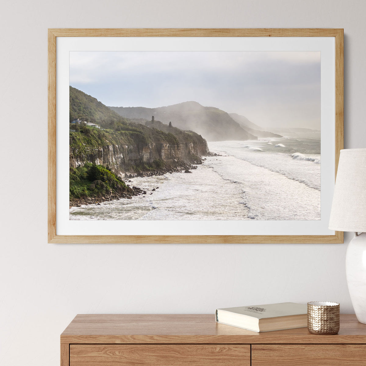 "Coalcliff Salt Haze" Photography Print – Belinda Doyle | Coastal Wall ...