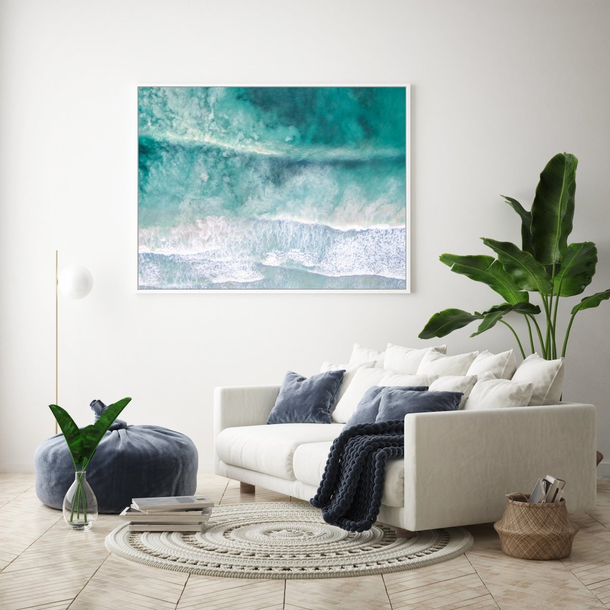 "Sandy Shallow" Ocean Aerial Photography Print – Belinda Doyle ...